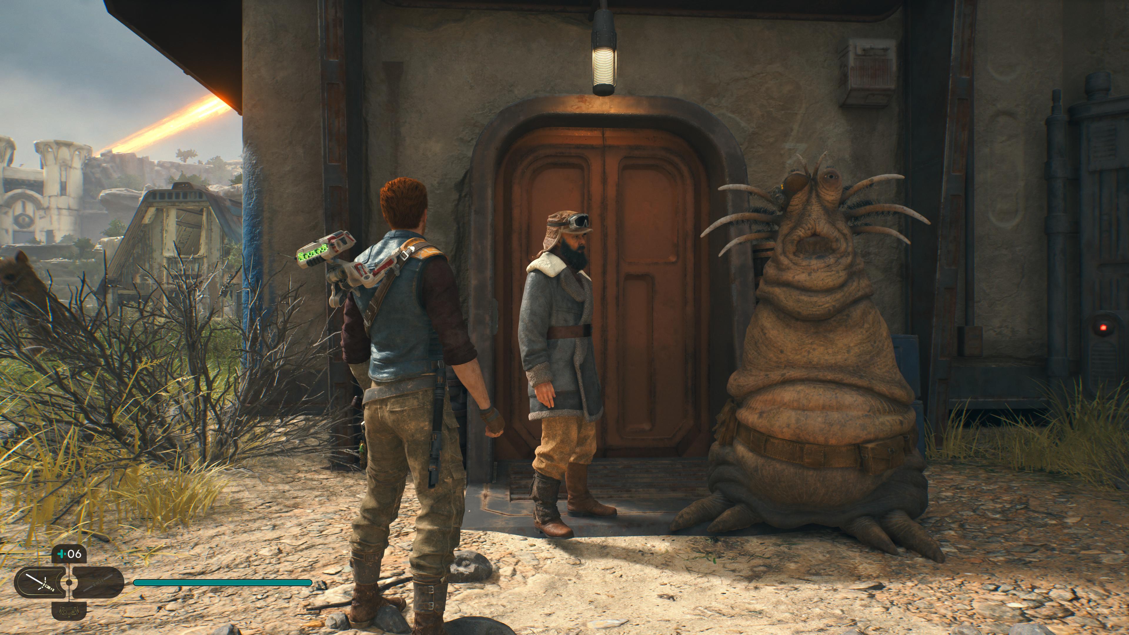 The ‘Odd Couple’ in Star Wars: Jedi Survivor. | Sean Carslake