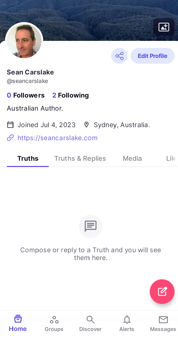 Truth Social has landed in Australia. | Sean Carslake
