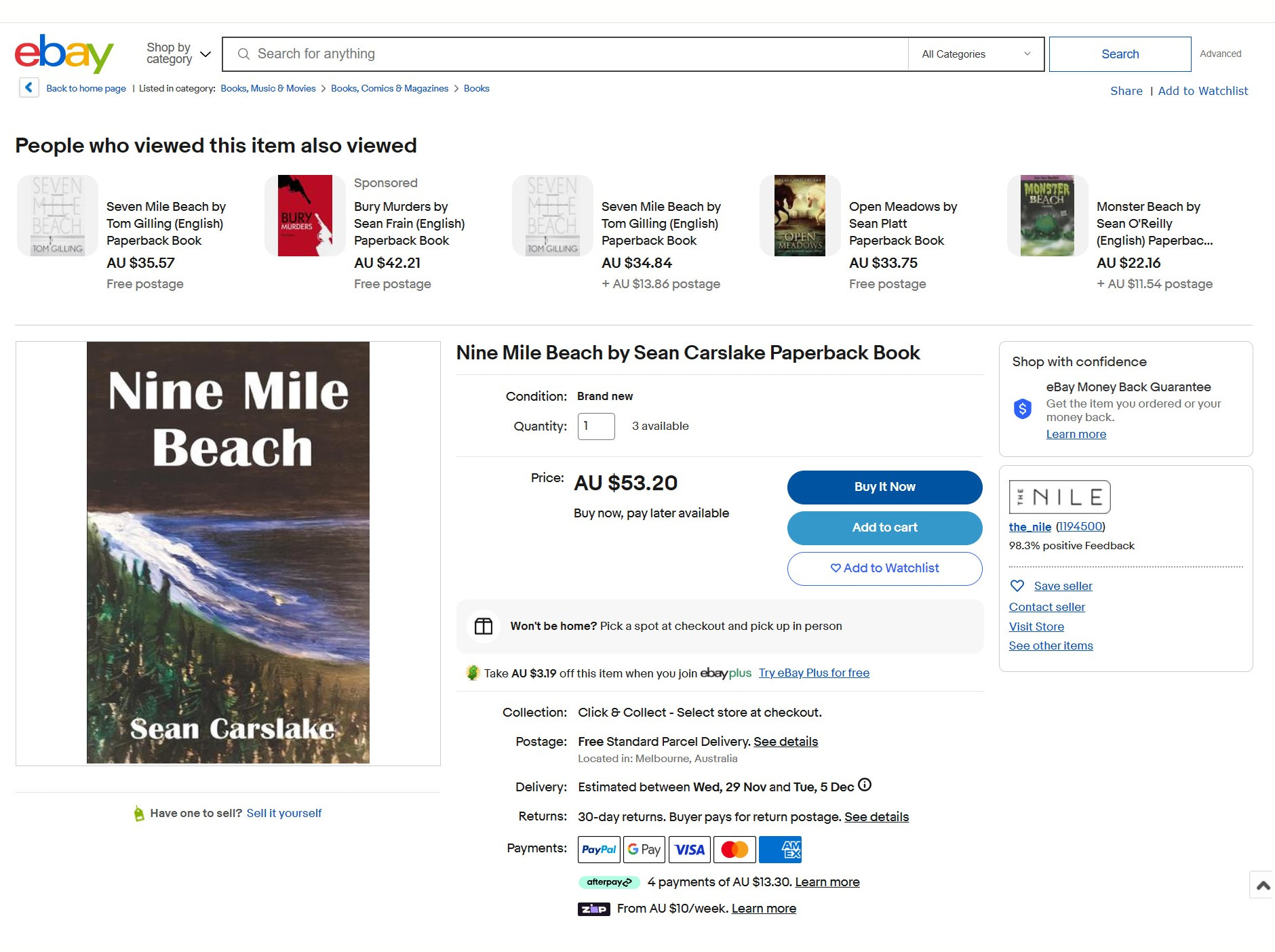 I didn’t realise I was selling stuff on eBay… | Sean Carslake