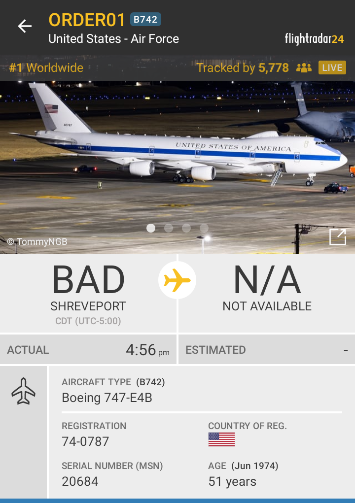 The ‘Doomsday Plane’ – routine or conspiracy? | Sean Carslake
